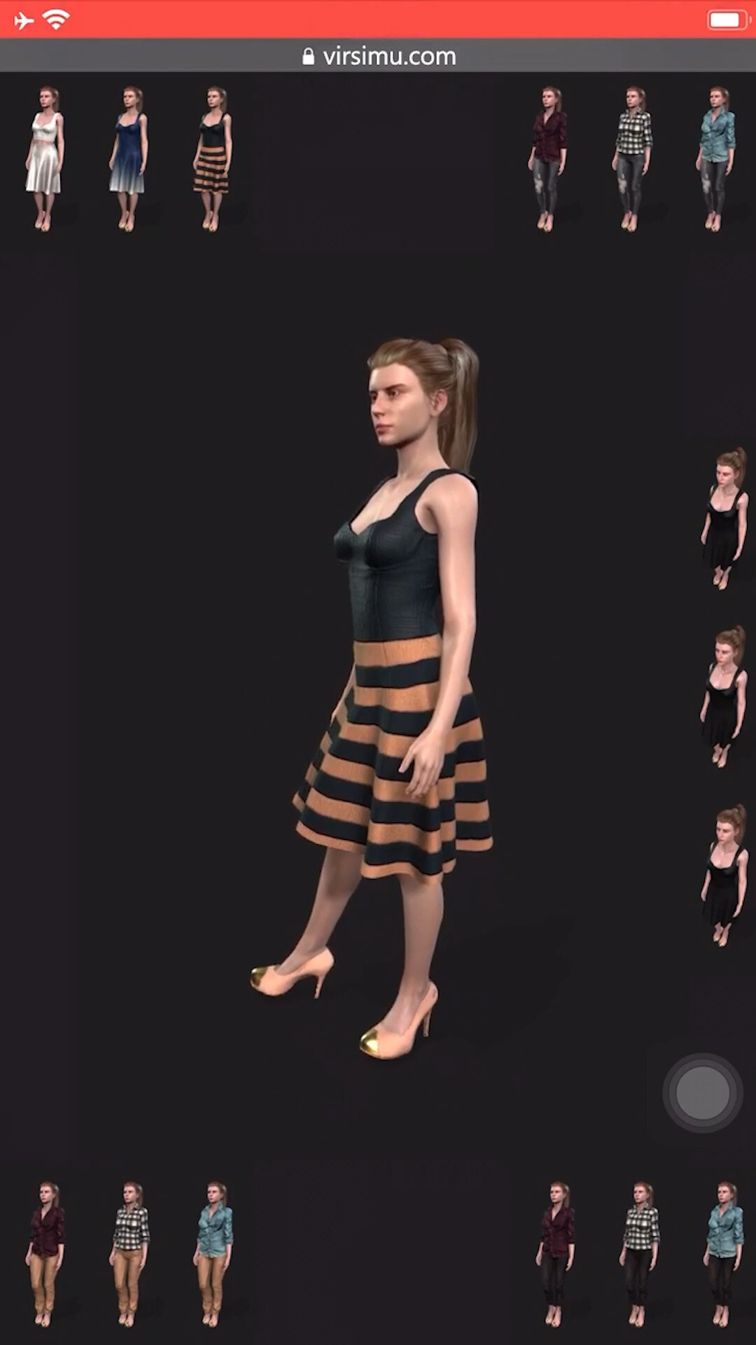 Artstation Virtual Catwalk Web App