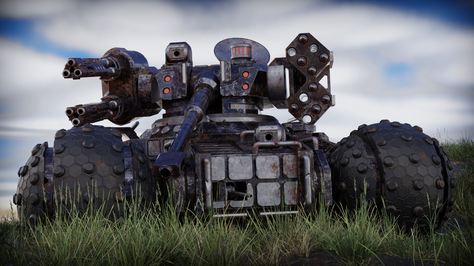 ArtStation - Ball Wheel Tank