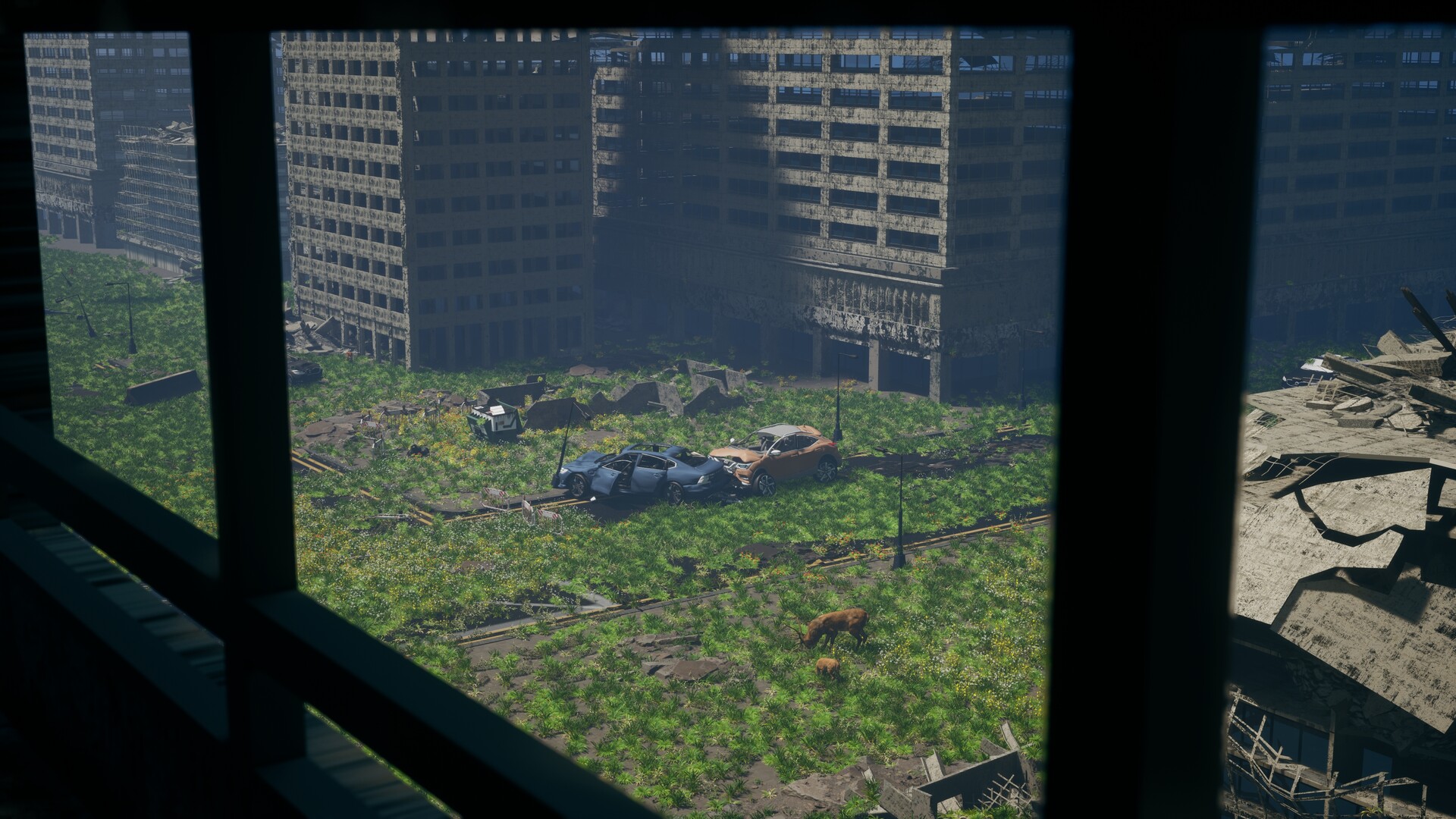 ArtStation - Lighting Study - Post Apocalyptic City