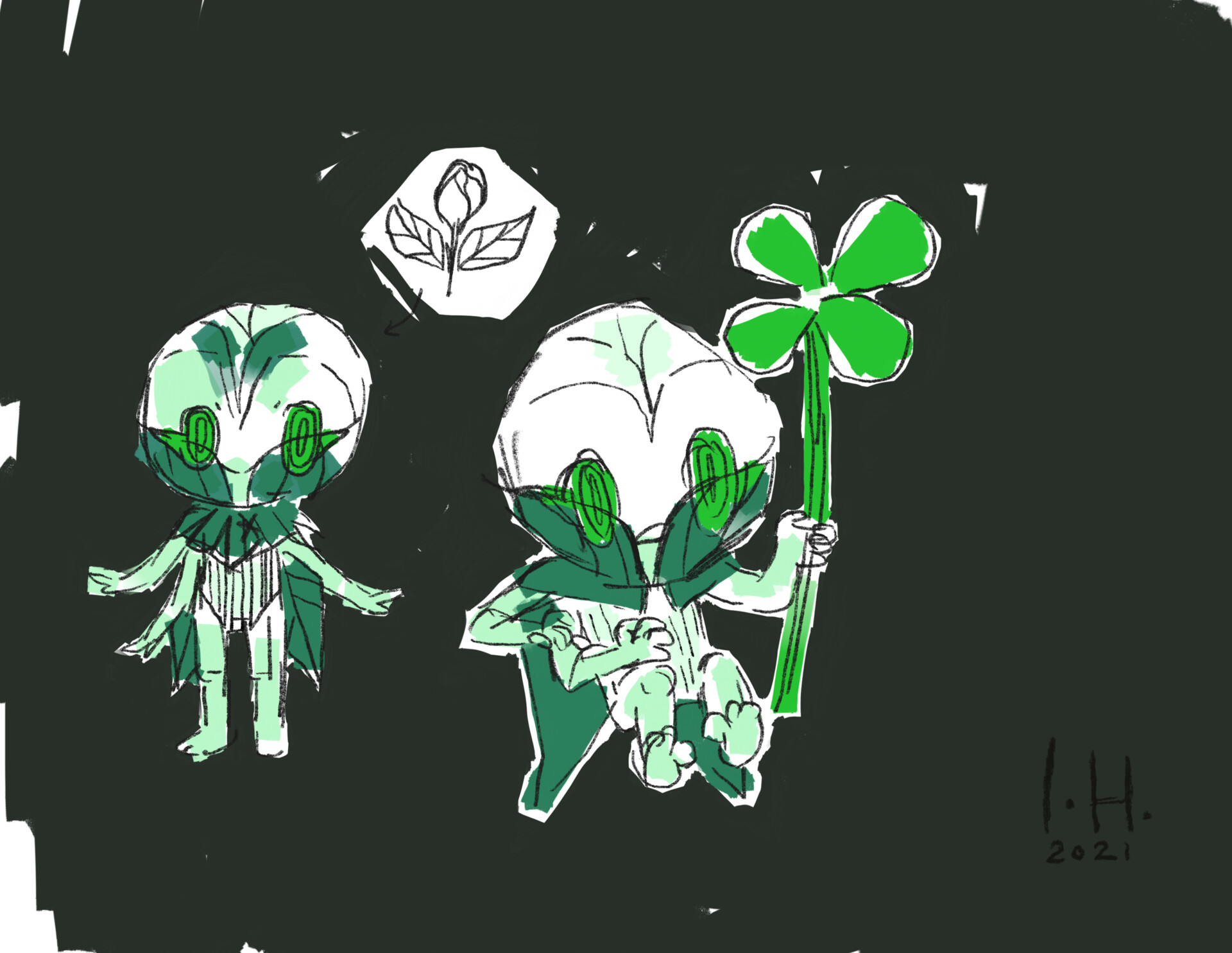 ArtStation - Green Duwende Character Design