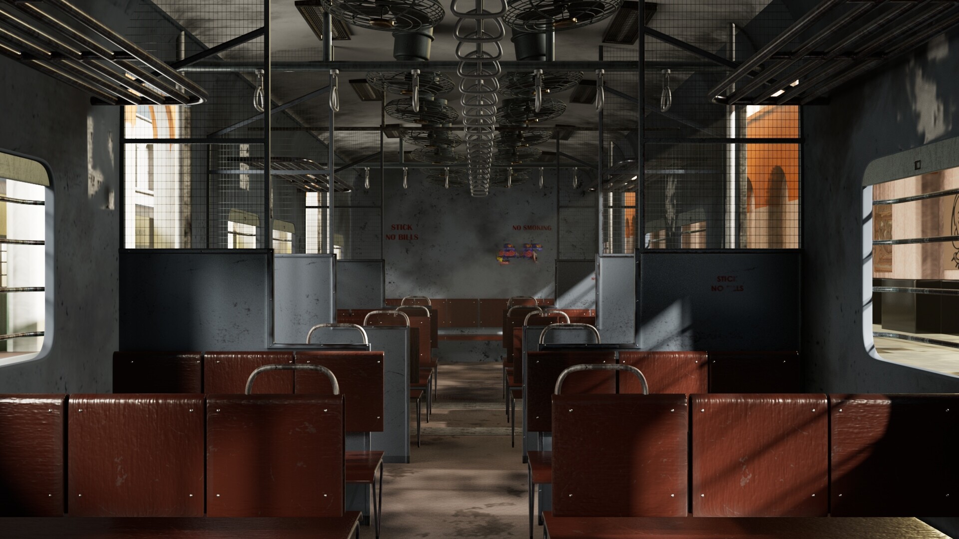 ArtStation - Local train photorealistic render