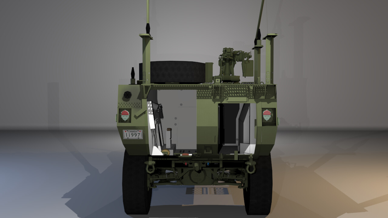 ArtStation - TAPV Vehicle Engine Cutout