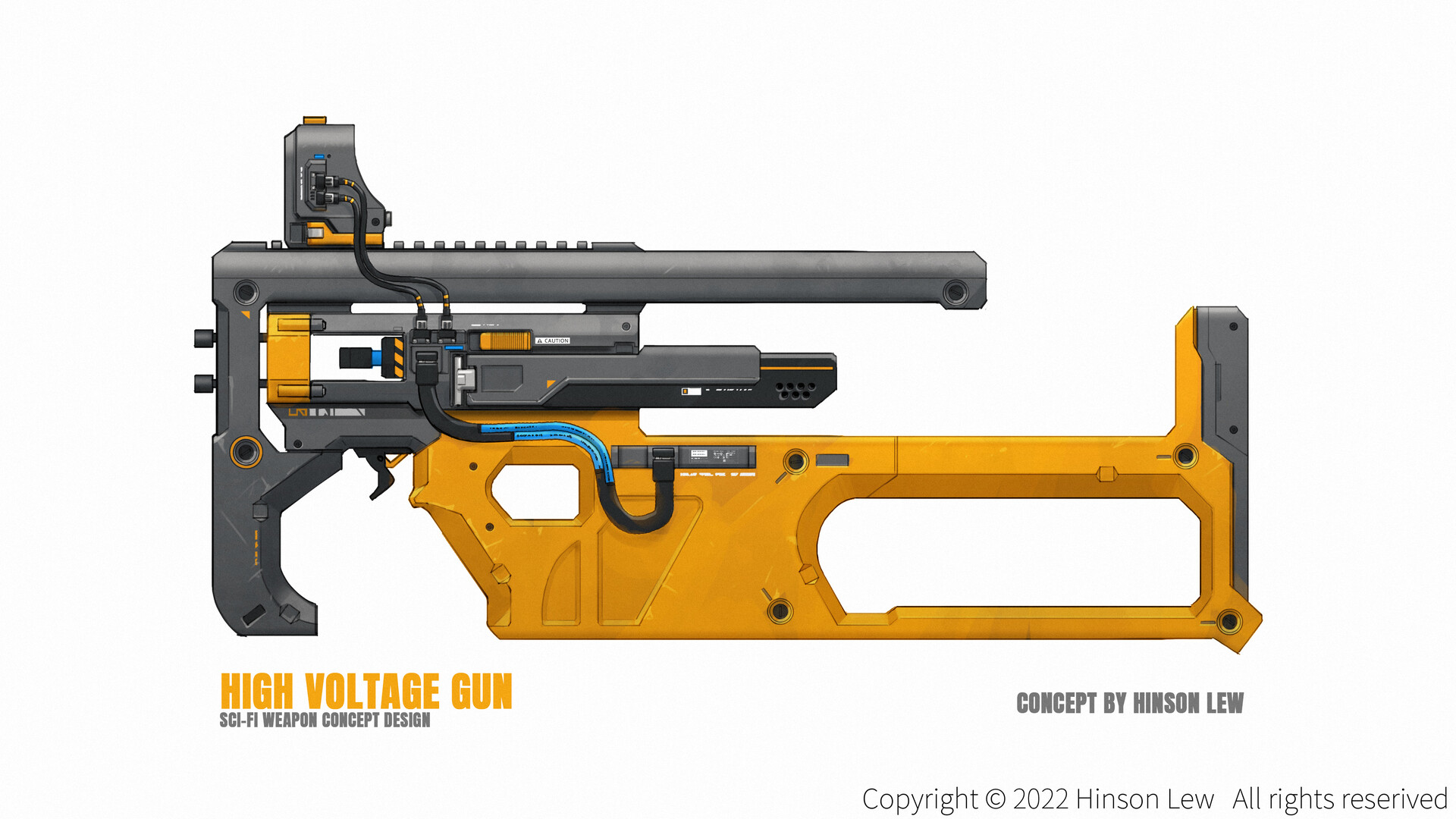 ArtStation - Weapon concept design exercises