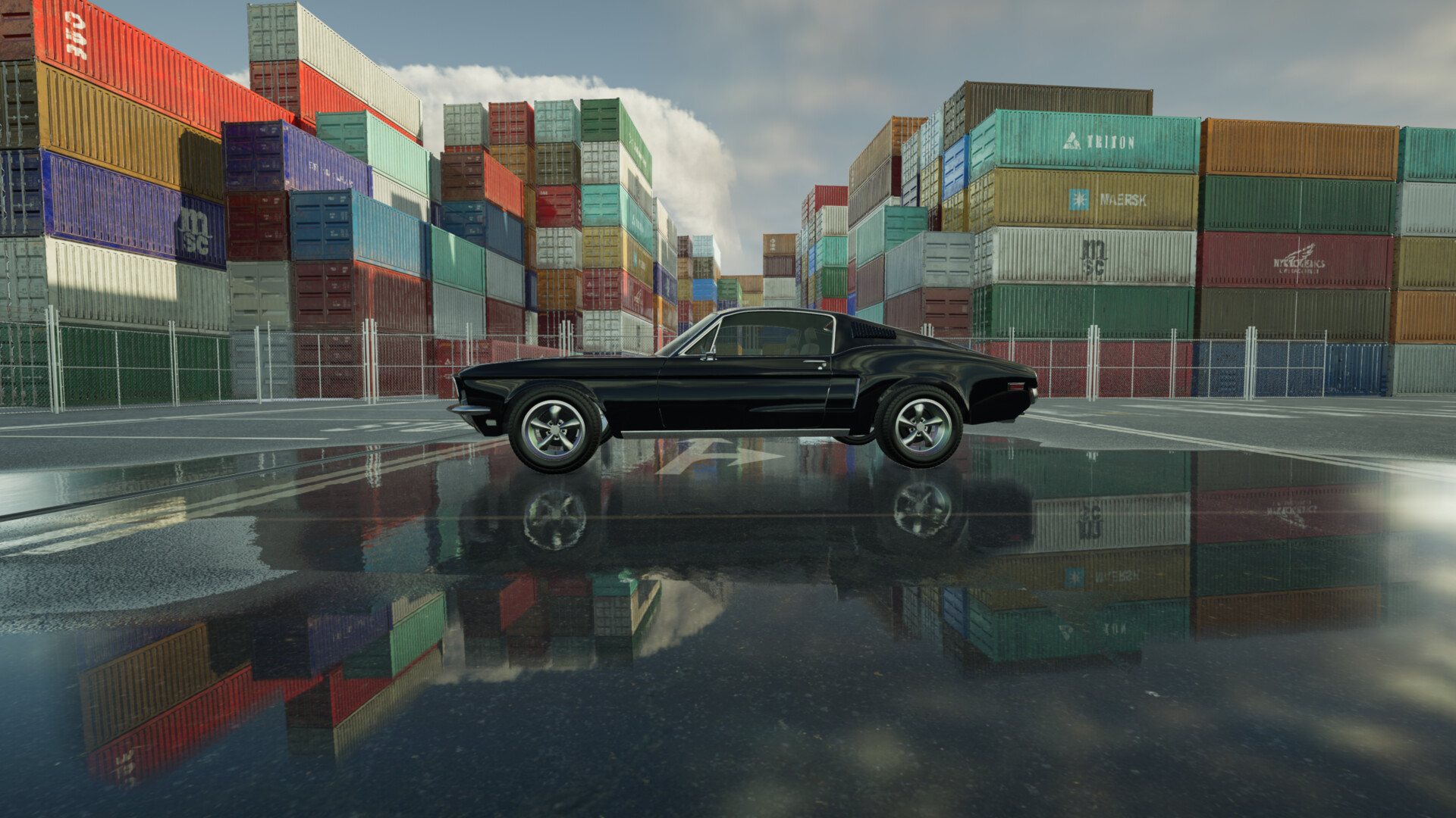 ArtStation - Port Environment - Mustang