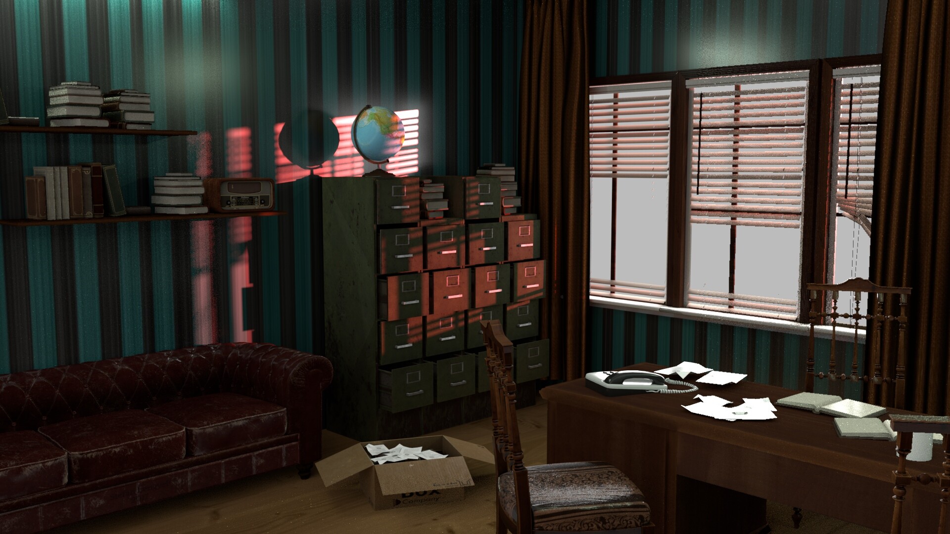 ArtStation - Detective Room