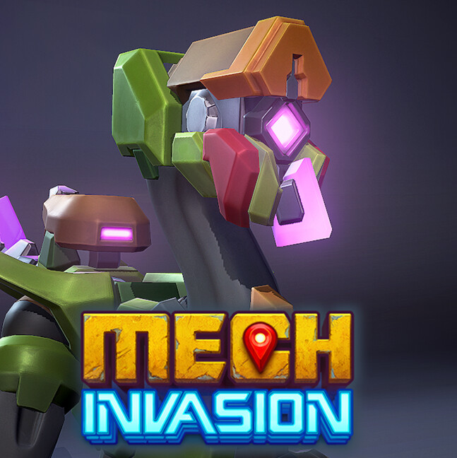 ArtStation - MECH INVASION - Mech model FAST_Com40P