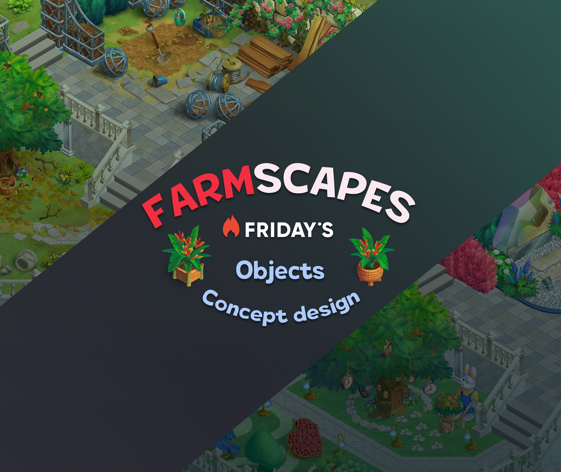 ArtStation - Concept design. Props and environments for Farmscapes project.