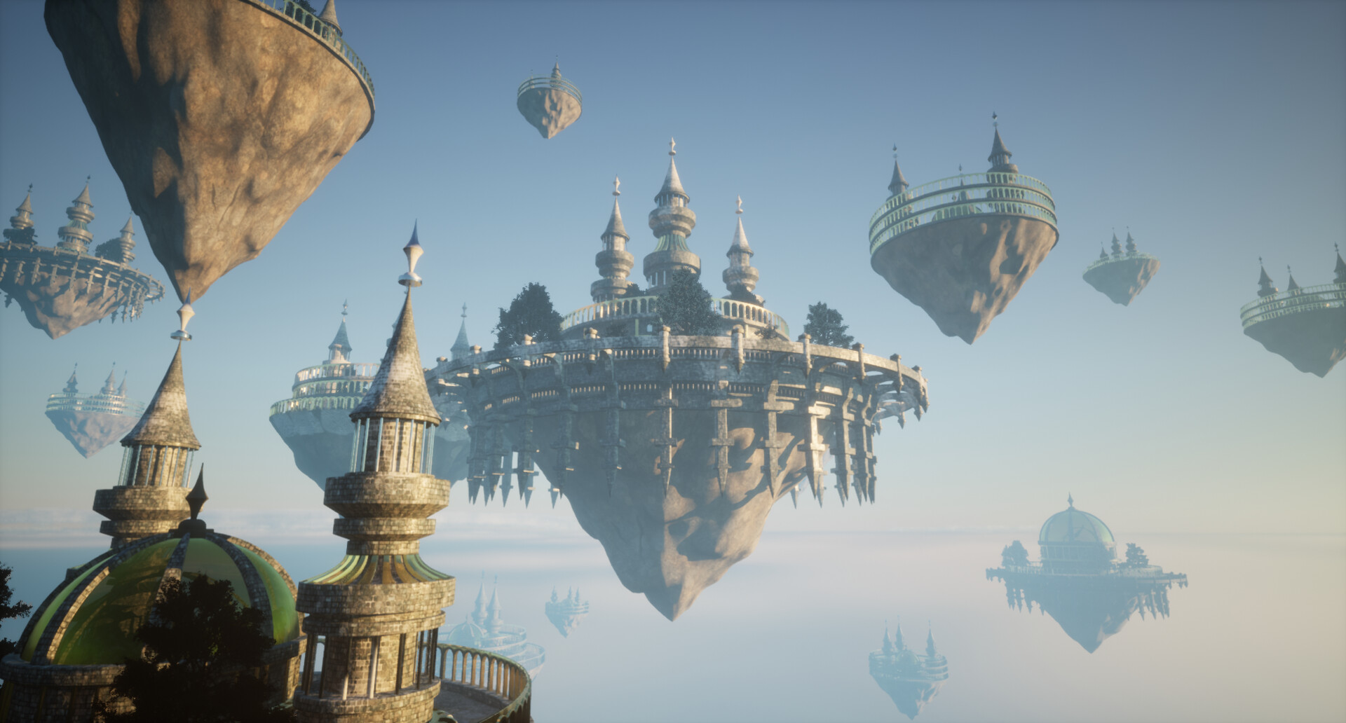 ArtStation - Floating Islands