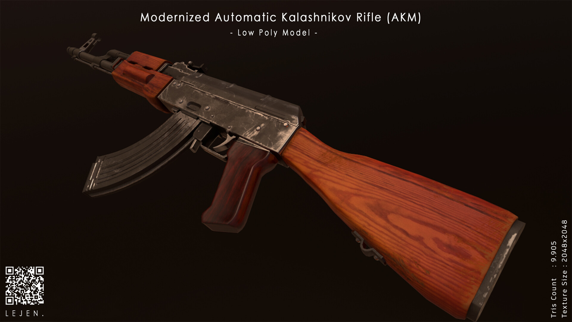 ArtStation - AKM | Low Poly Model