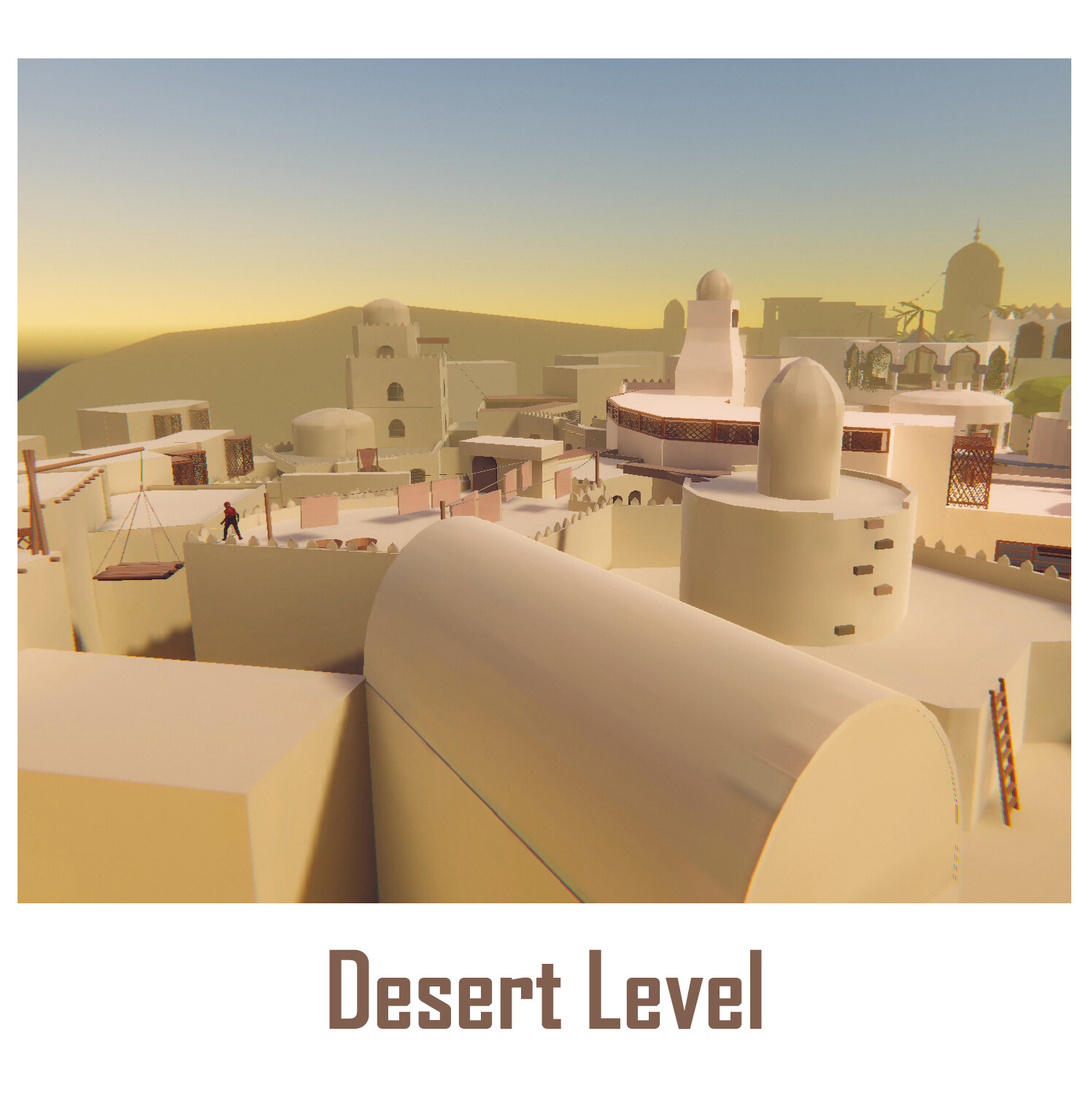 ArtStation - Desert level (Level design focused on a sense of flow)