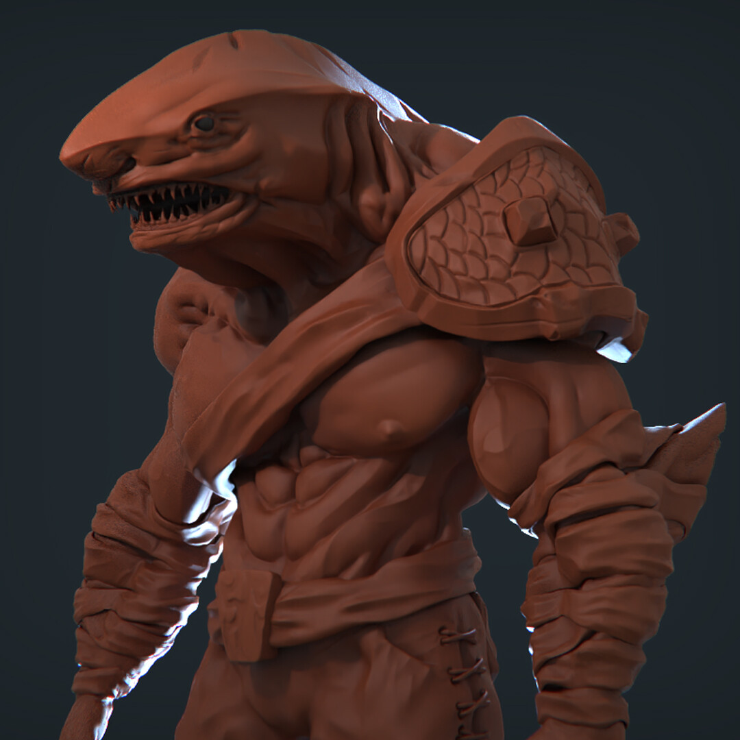 ArtStation - Stylized Shark King