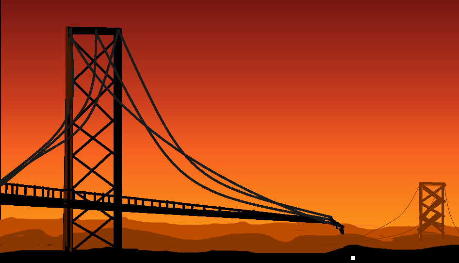 ArtStation - Newyork broken bridge