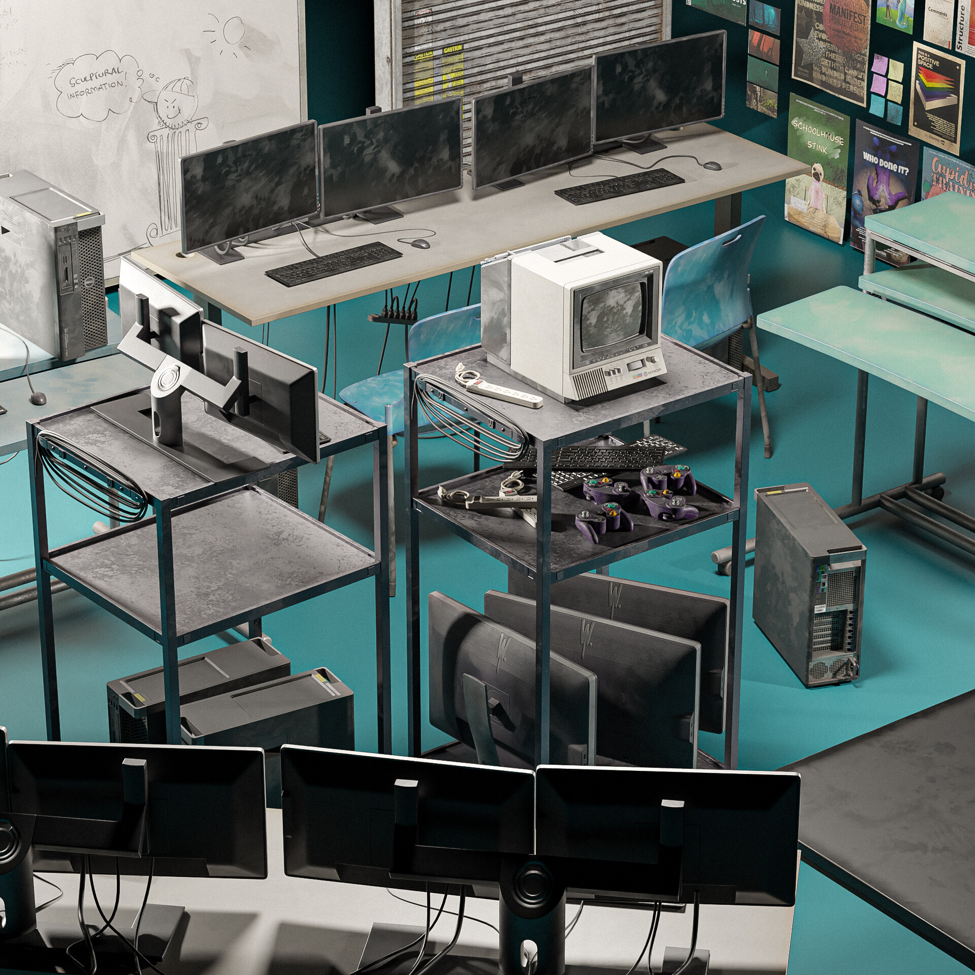 James Jiang - Abandoned School Props