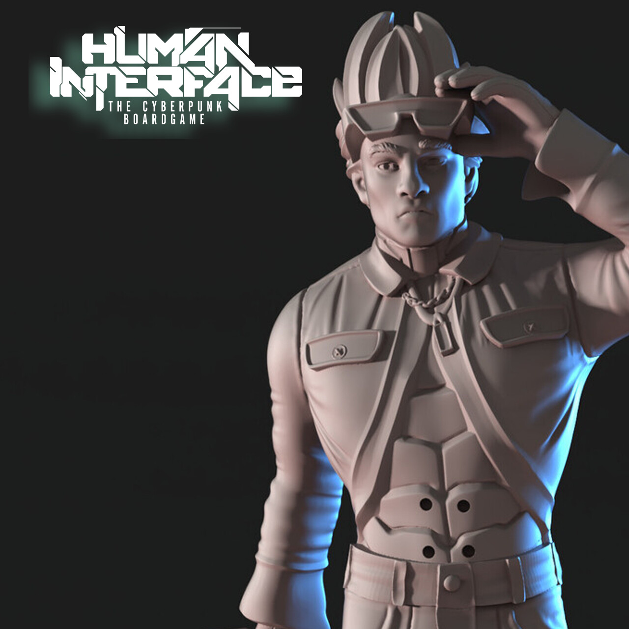 ArtStation - Ricky- 32mm miniature - HUMAN INTERFACE