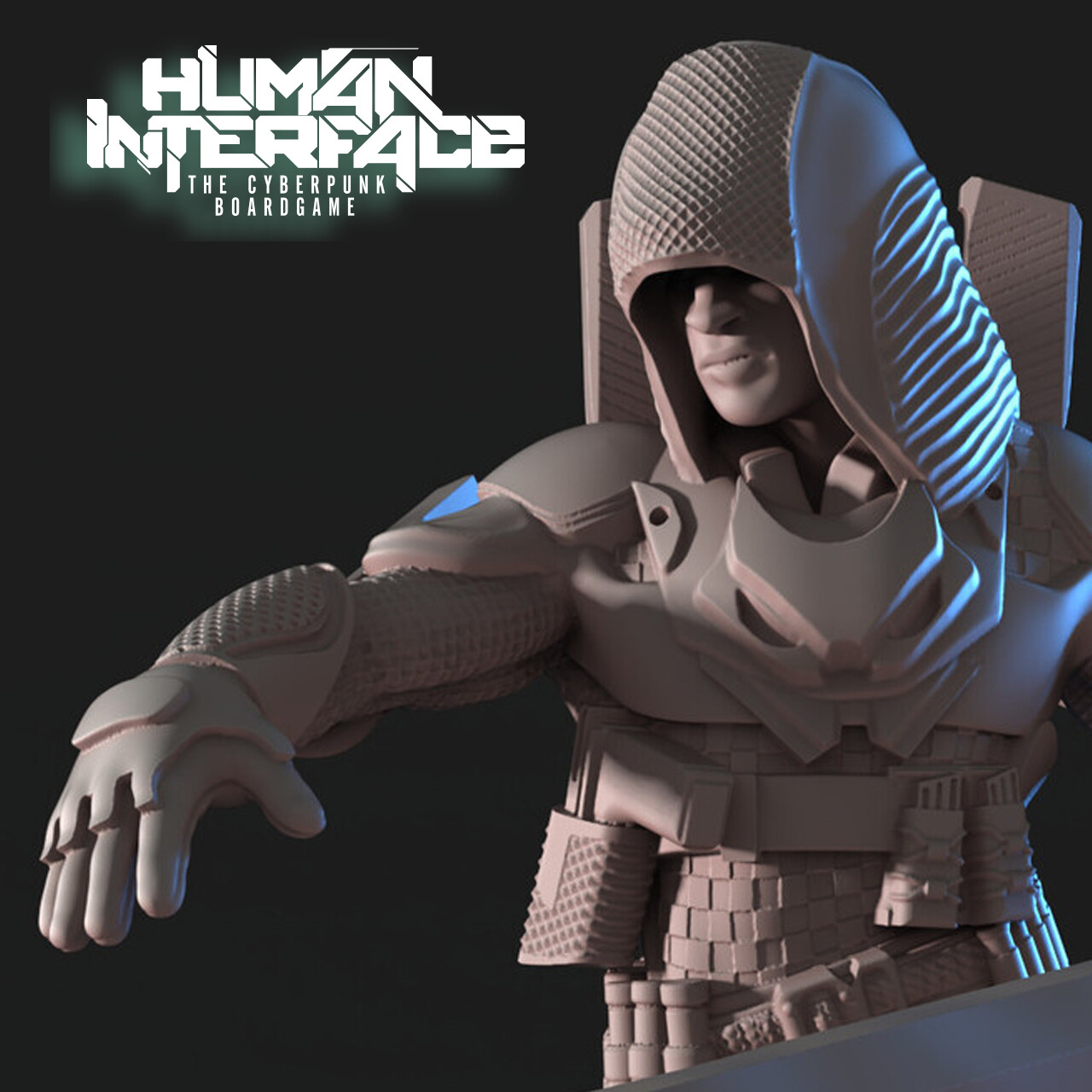 ArtStation - Cyborg Hunter- 32mm miniature - HUMAN INTERFACE