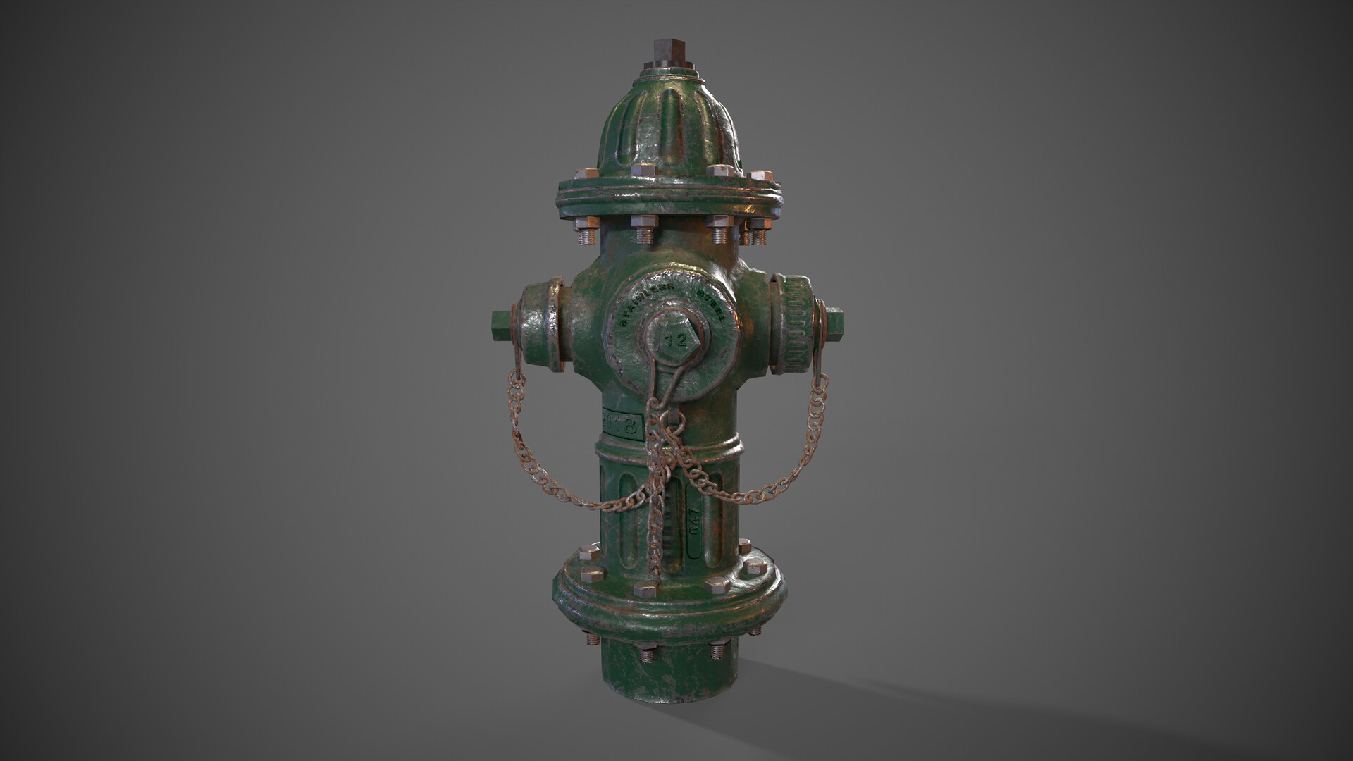 ArtStation - fire hydrant low poly game asset