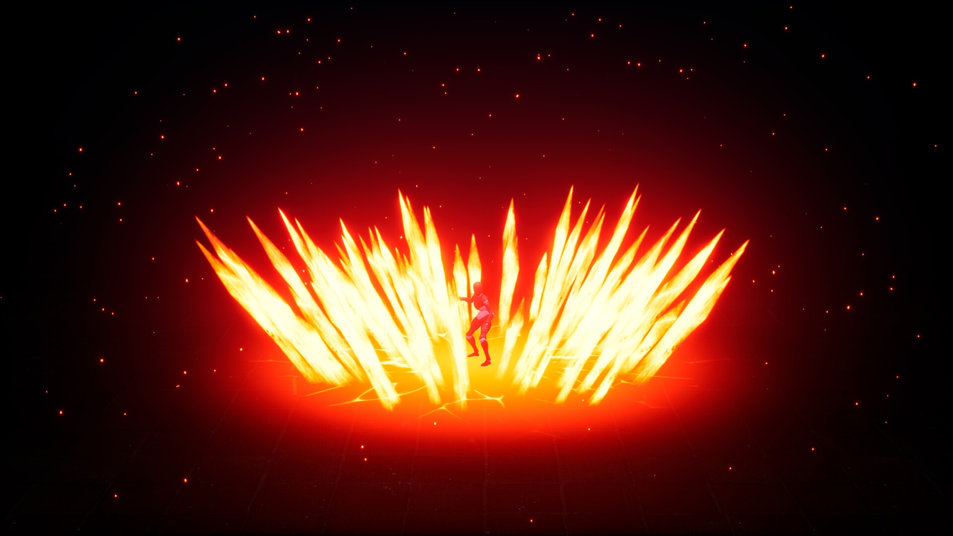 ArtStation - Fire spikes VFX