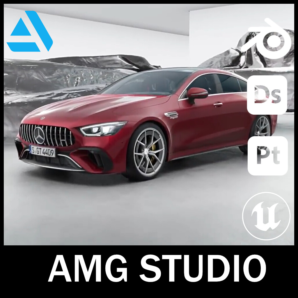 ArtStation - AMG GT S E Studio - Unreal Engine