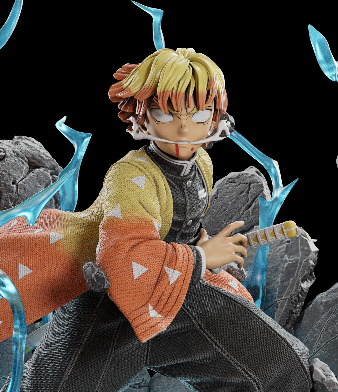 ArtStation - Zenitsu Statue