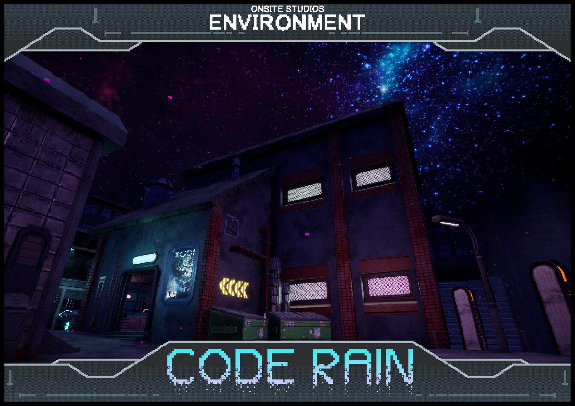 ArtStation - Code Rain - Environment Showcase