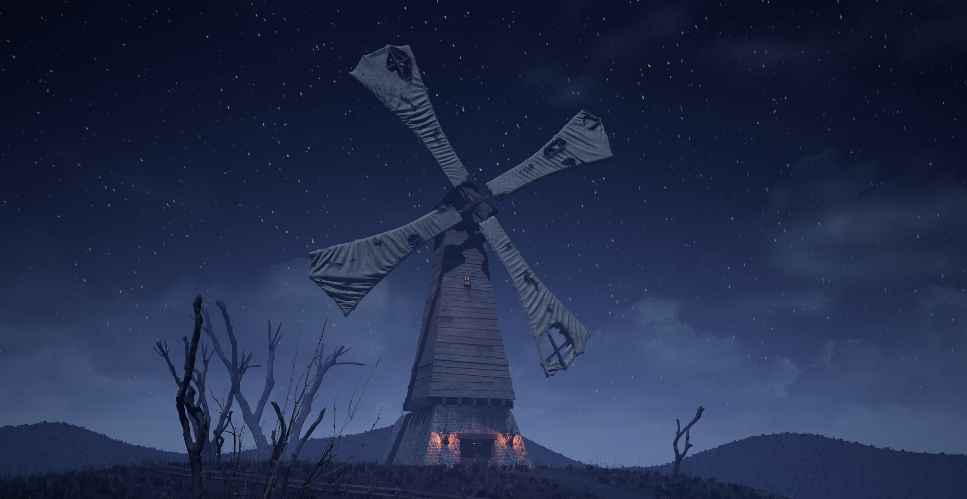 ArtStation - Old Windmill - Real-time Environment