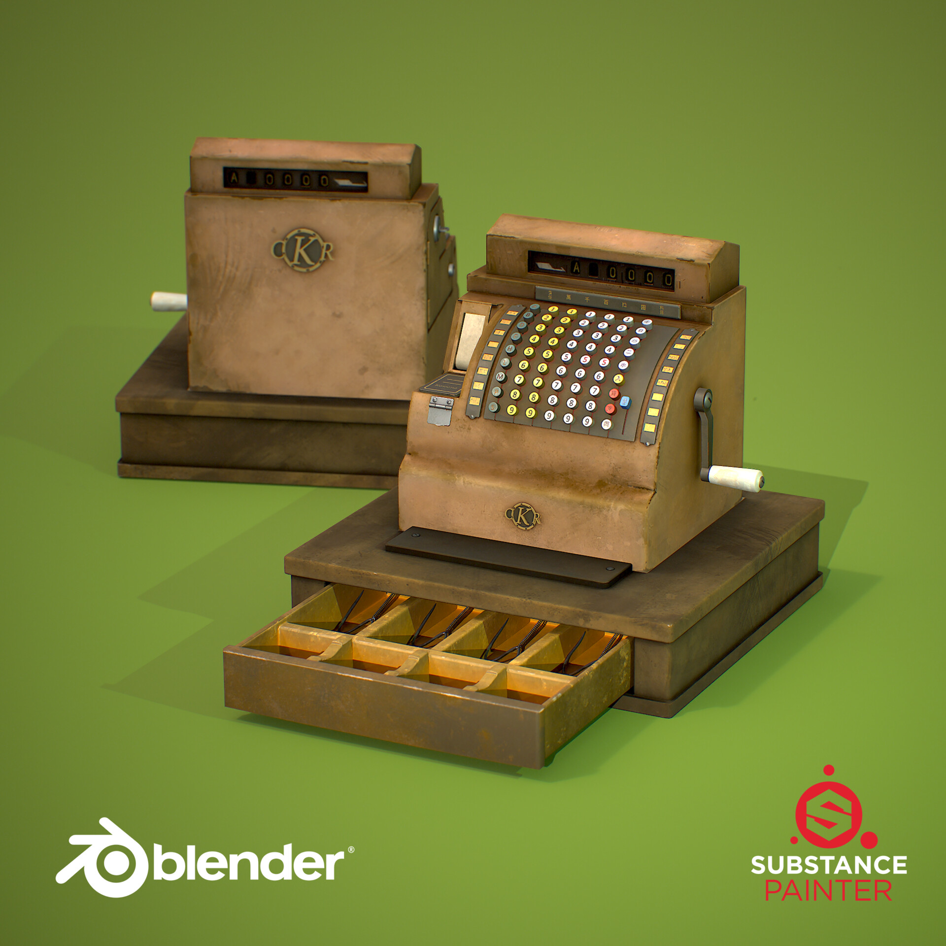 ArtStation - Antique Cash Register 💰