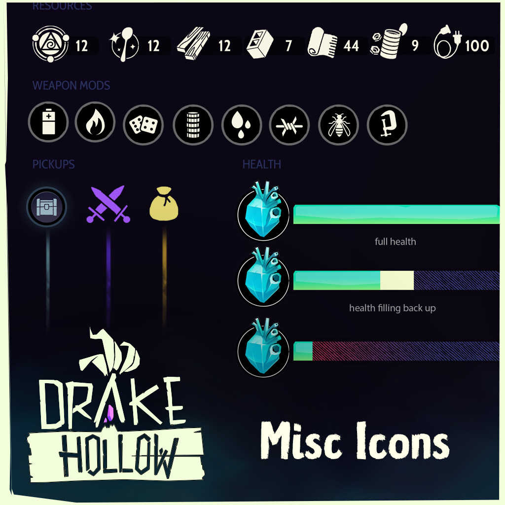 ArtStation - Miscellaneous Icons