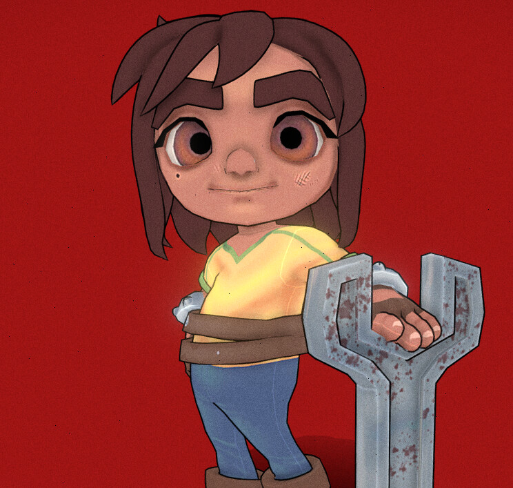 ArtStation - 3D Game Character (Unity Engine)