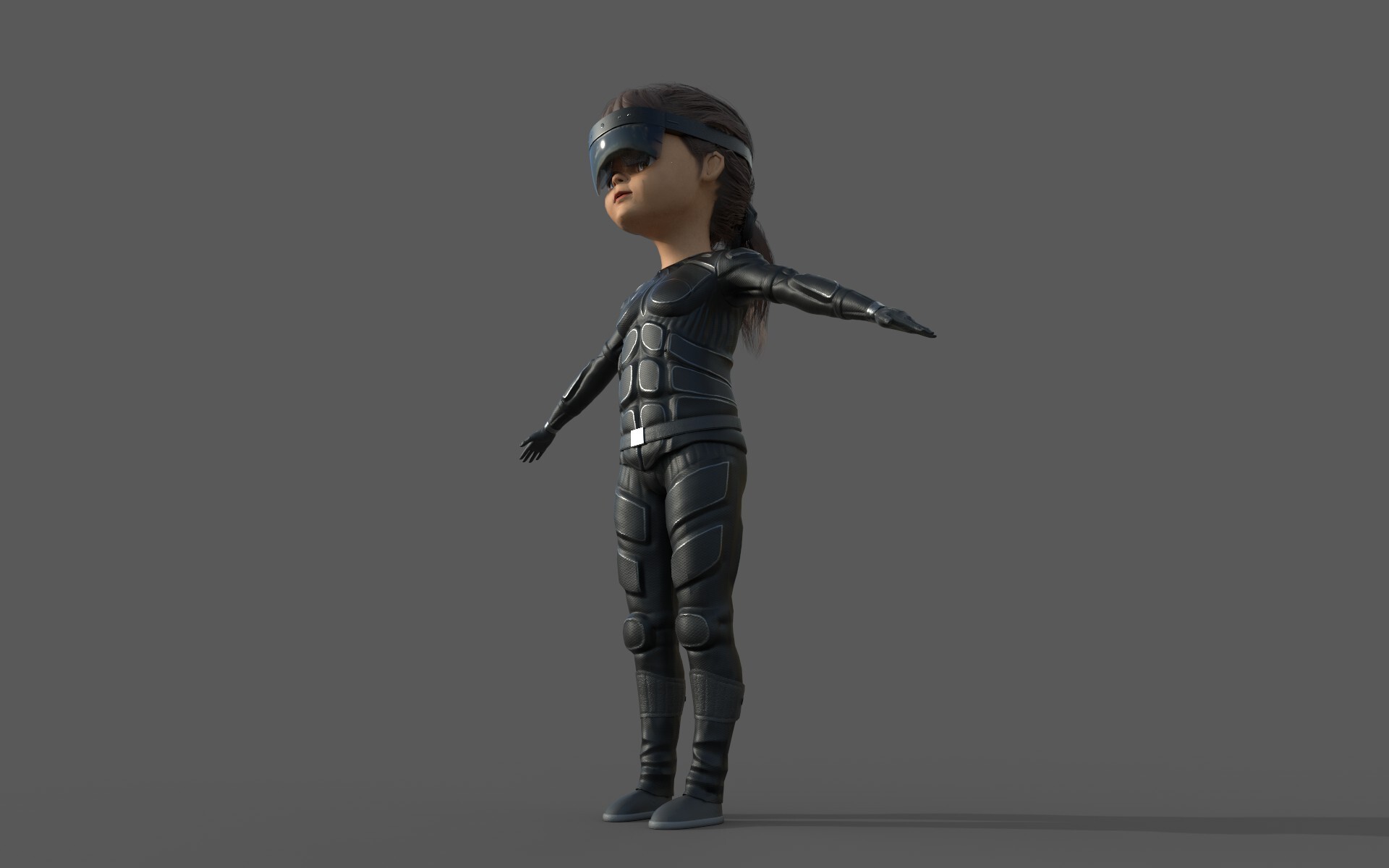 ArtStation - Girl with VR suite