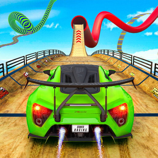 ArtStation - Mega Ramp Car Stunts Render