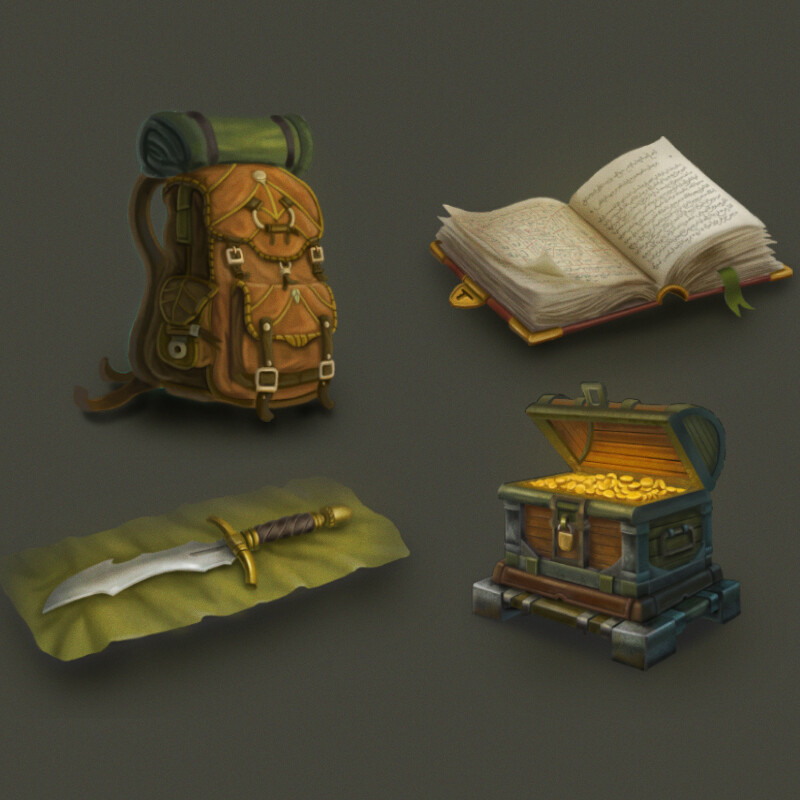 ArtStation - Fantasy items