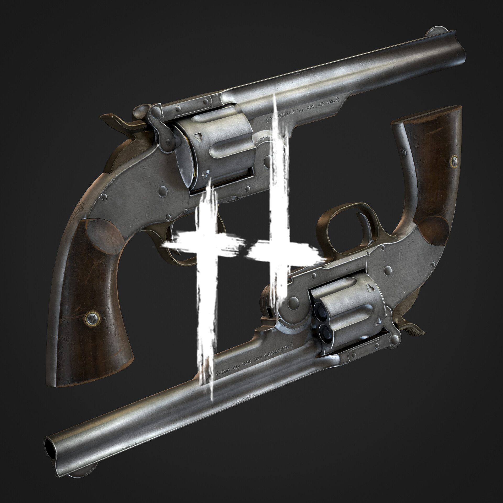ArtStation - Schofield Revolver