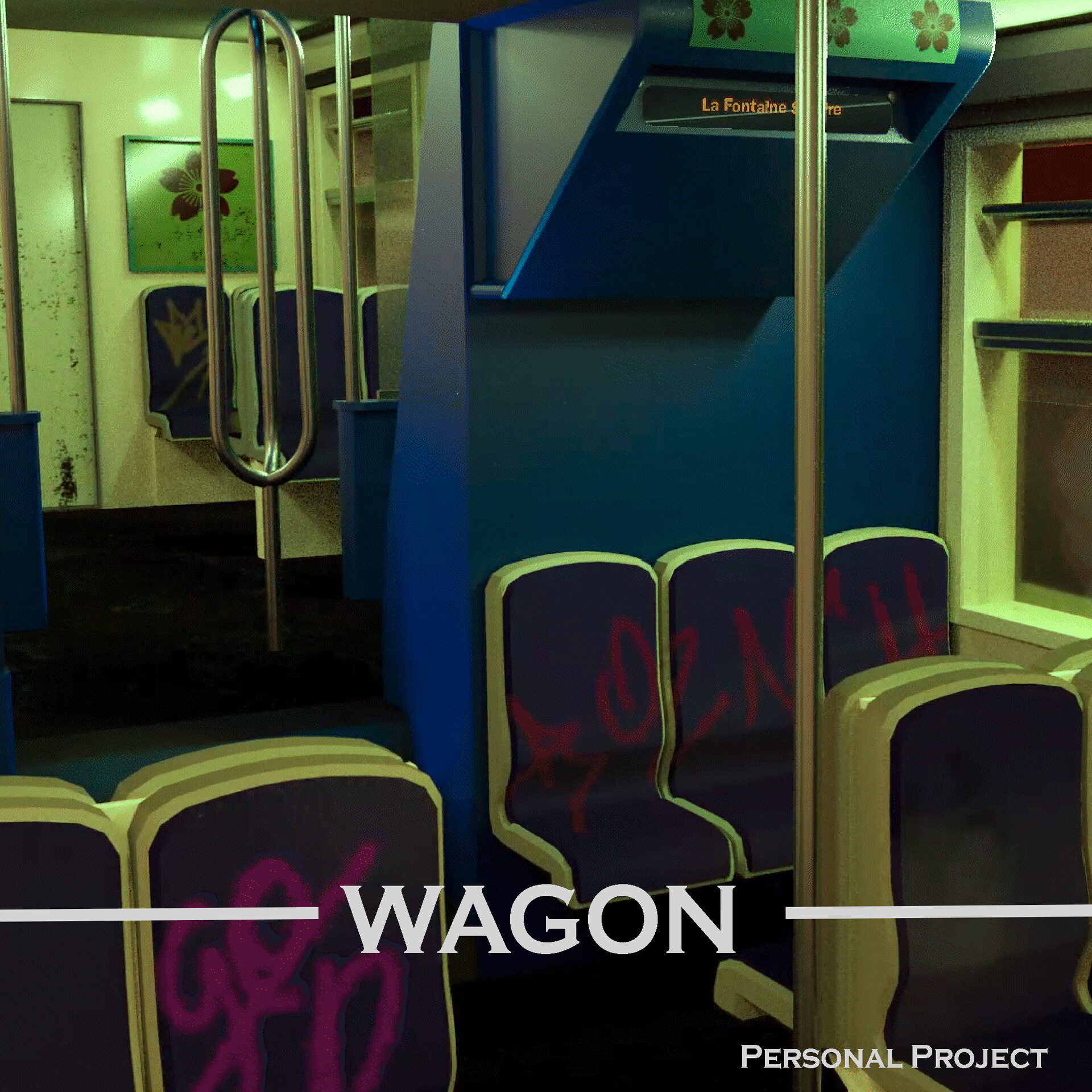 ArtStation - Train Wagon