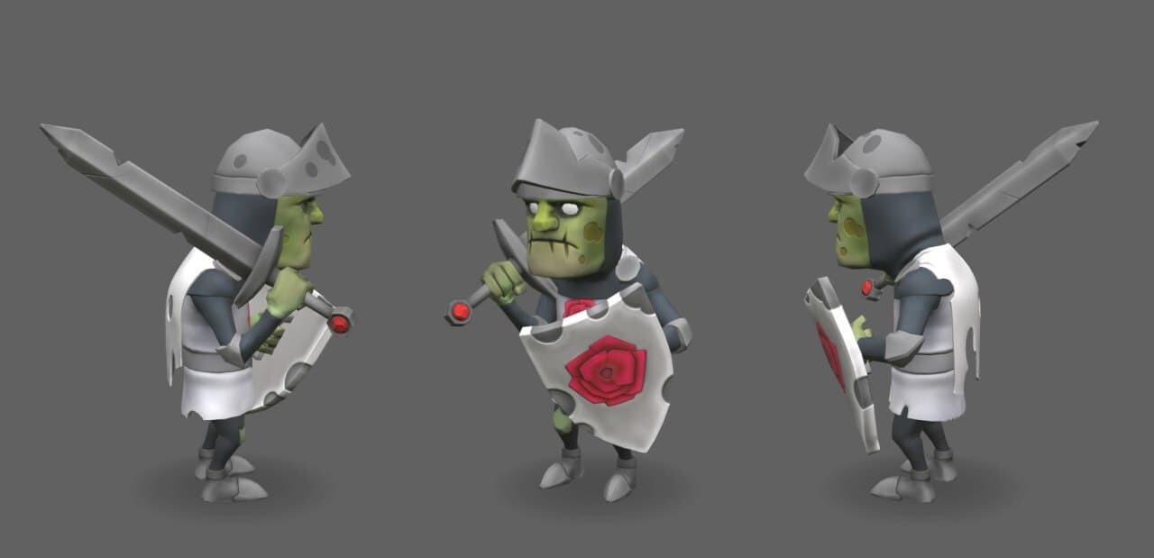 ArtStation - knight zombie