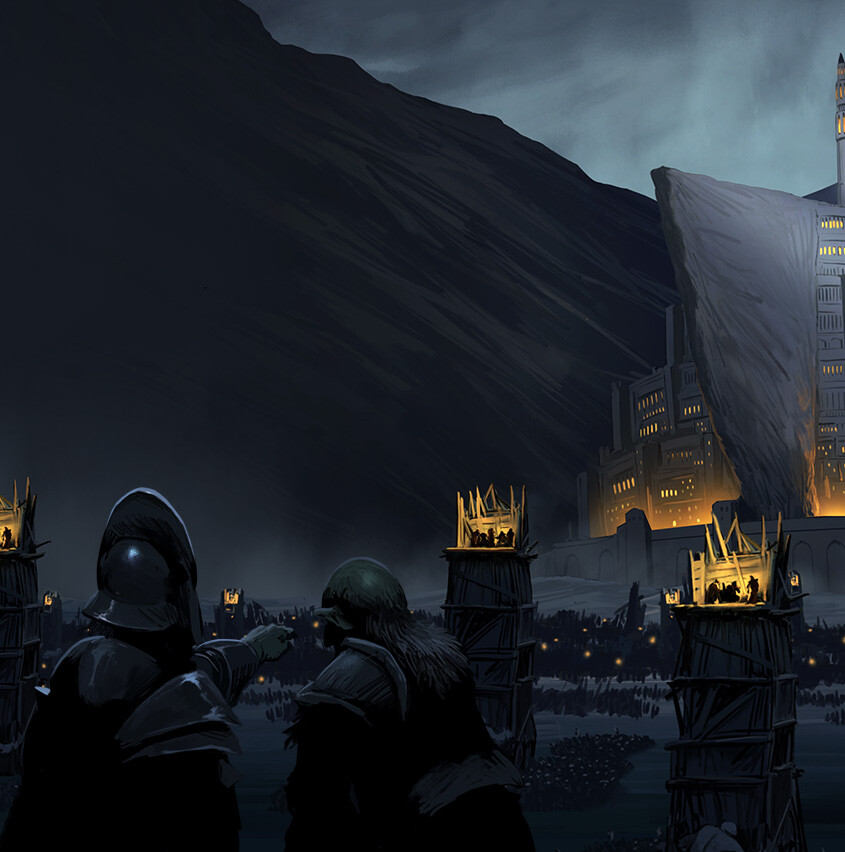 ArtStation - Siege of Minis Tirith