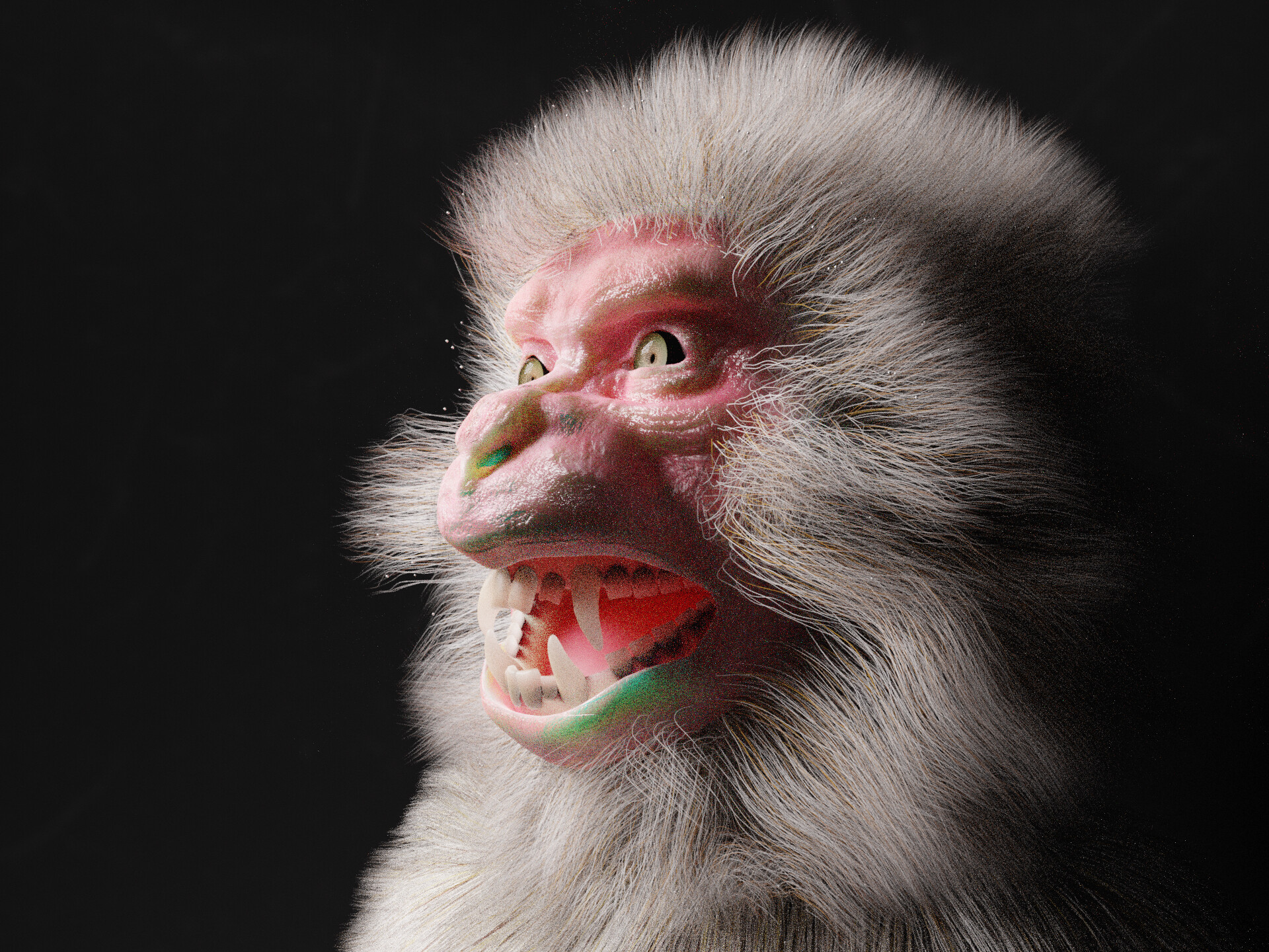 ArtStation - Japanese onsen monkey