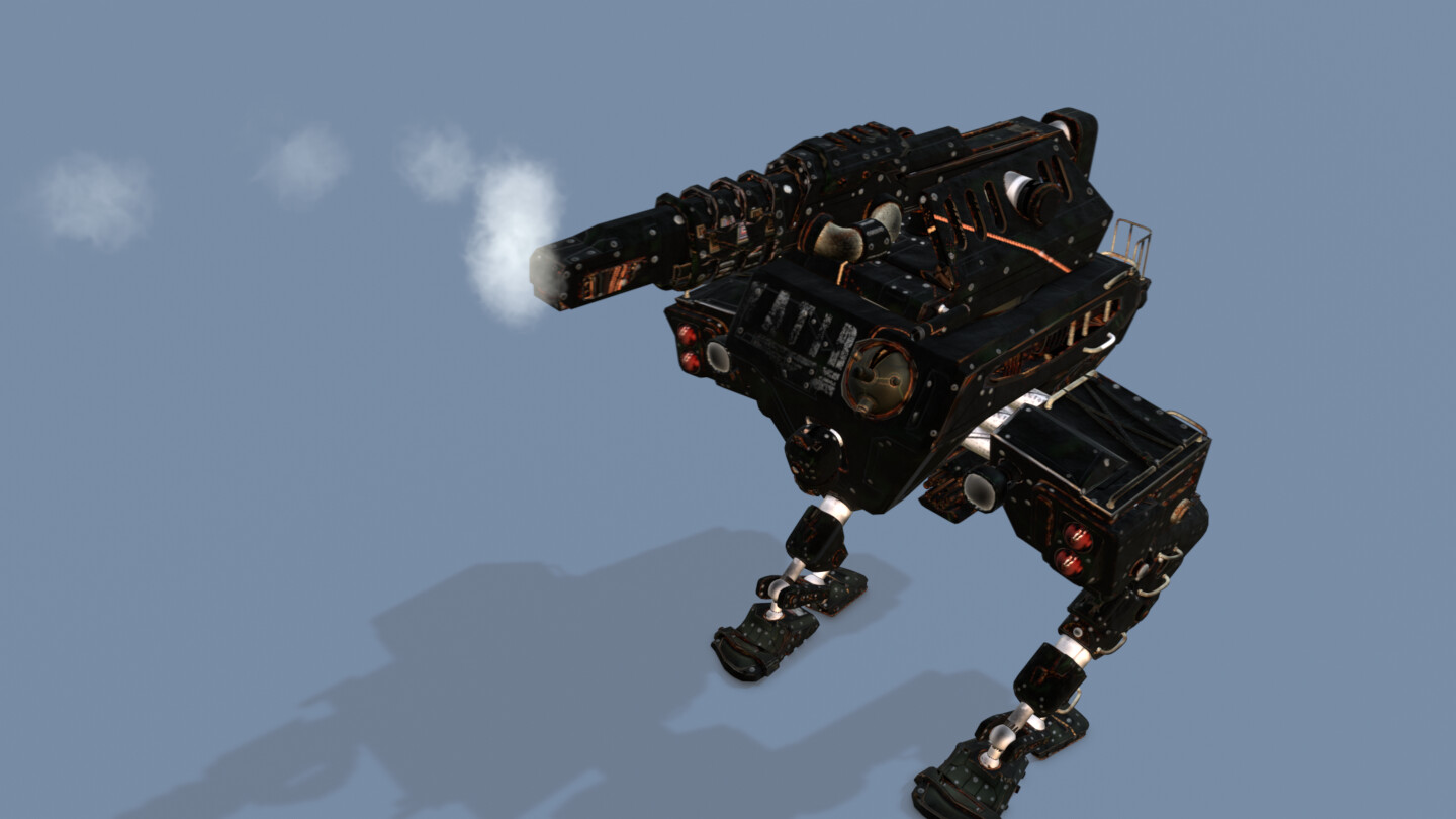 ArtStation - Mech Walker Animation