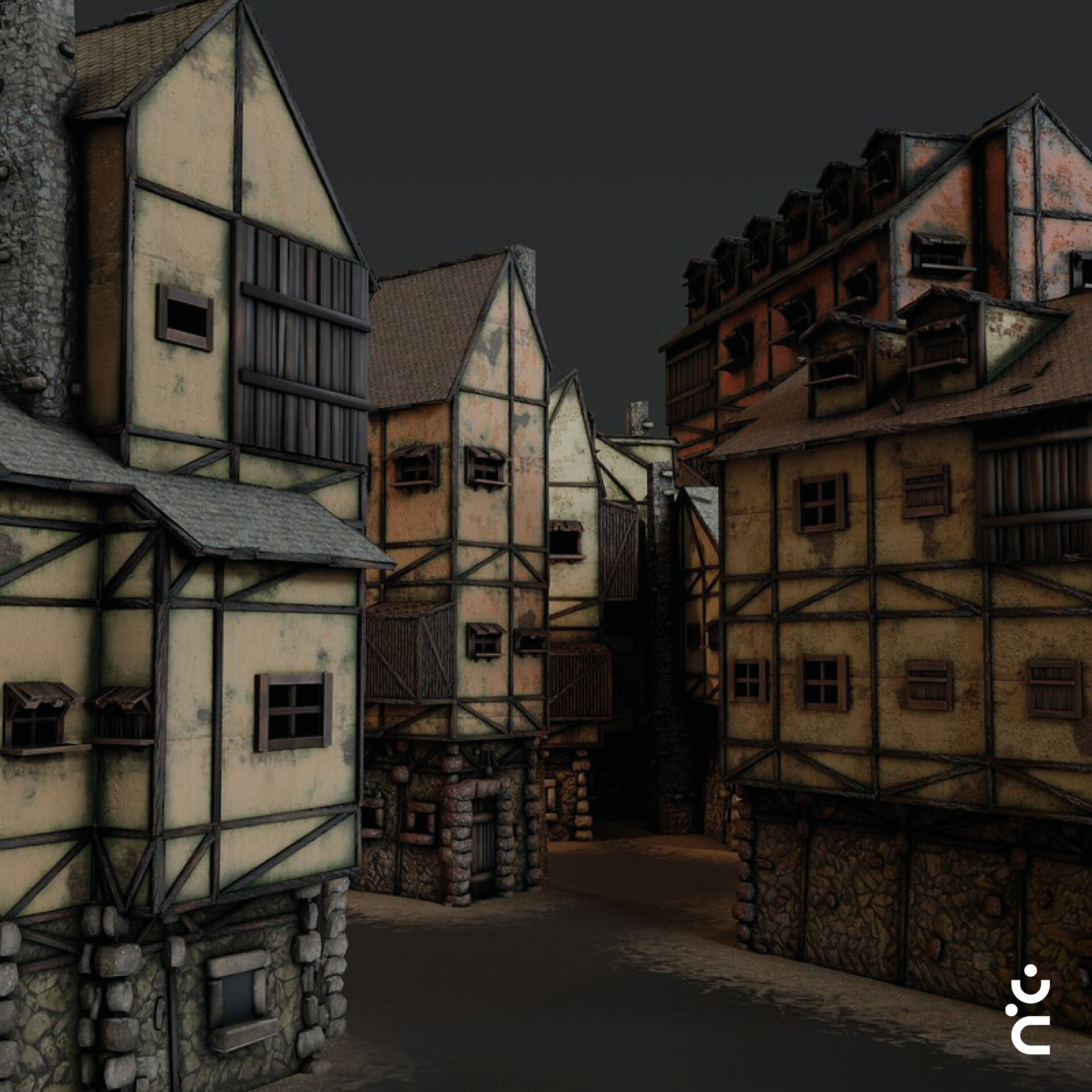 ArtStation - Procedural Medieval House Generator