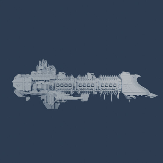 ArtStation - Warhammer 40k Retribution Battleship