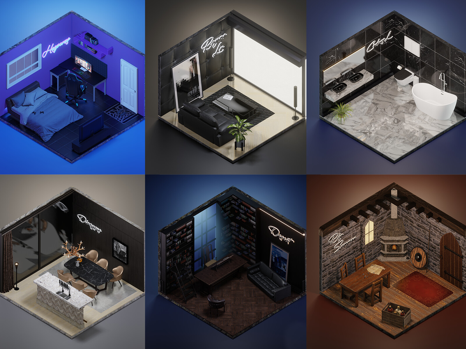 ArtStation - Six Rooms