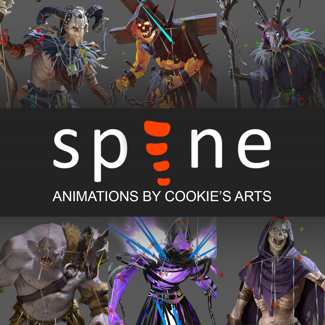 ArtStation - [Spine2D] Animations - Monsters. Part #2