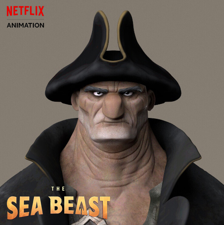 ArtStation - Captain Crow - Netflix Animation's "The Sea Beast"