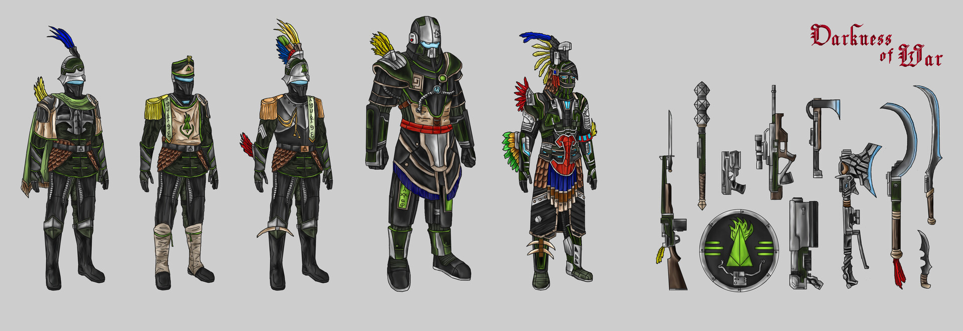 ArtStation - Kraata light infrantry