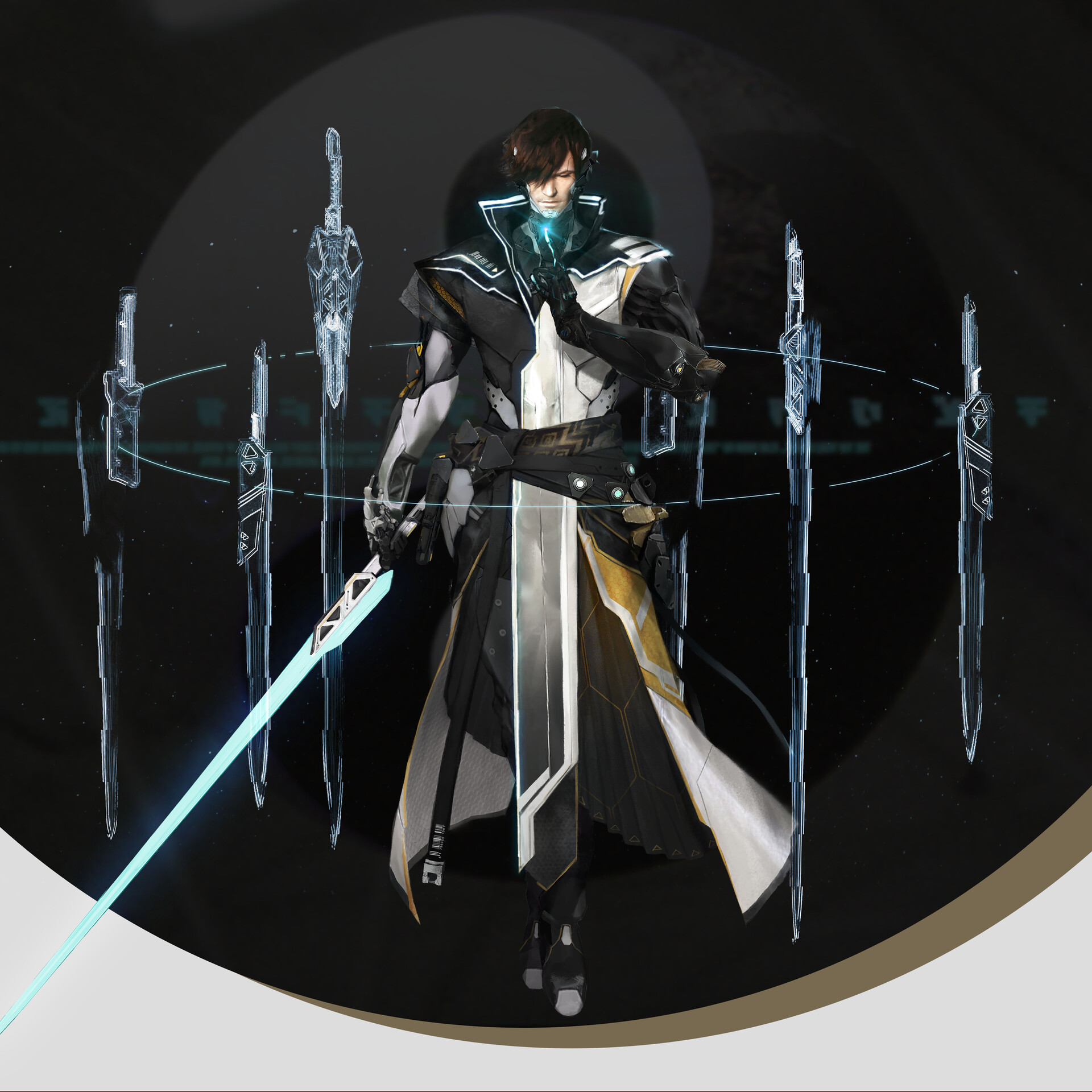 ArtStation - Cyber Swordmaster