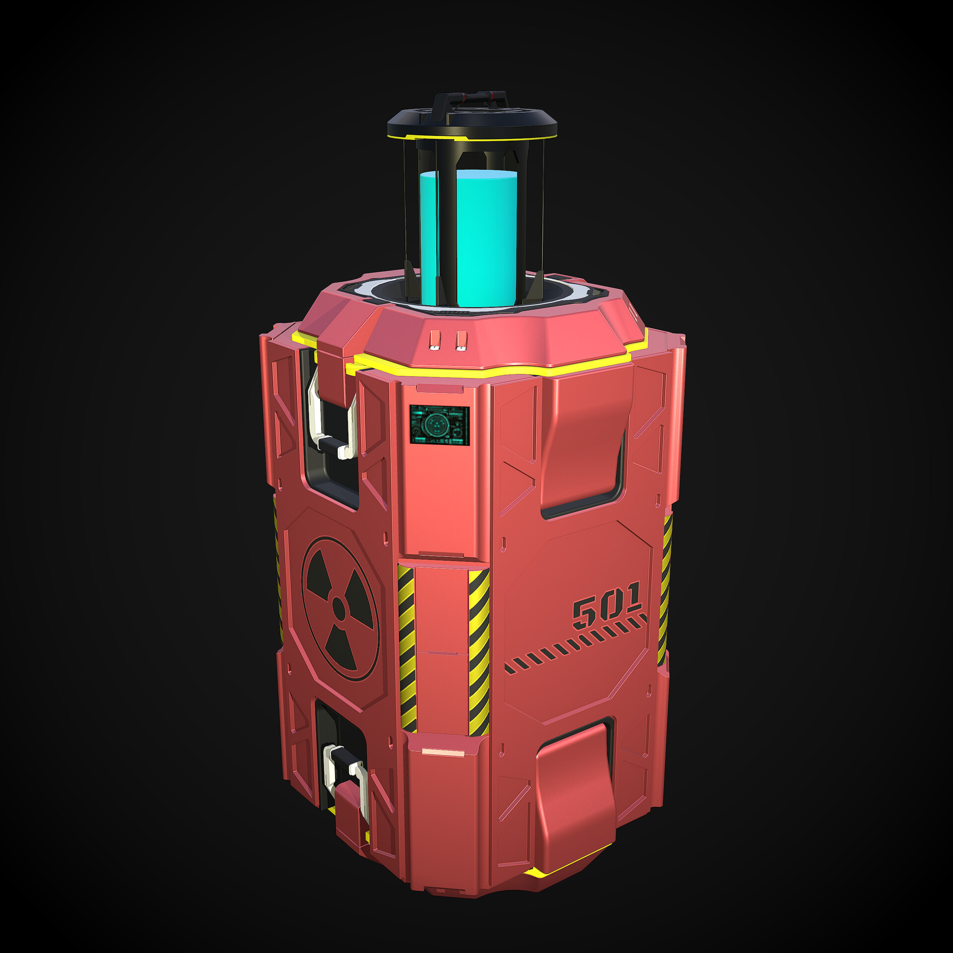 ArtStation - Sci-fi Atomic Bomb