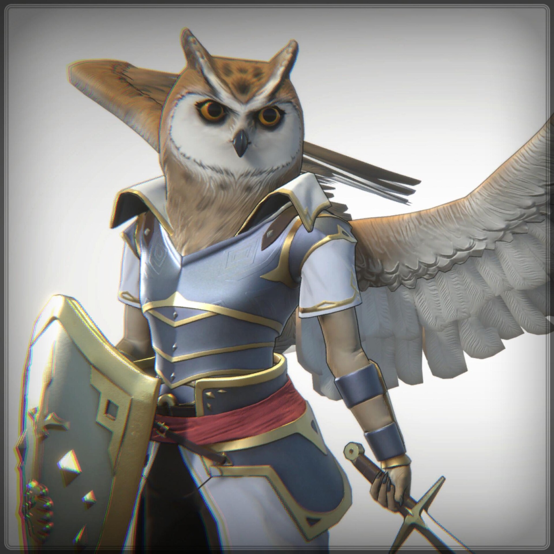 ArtStation - Rudi Indra's "Owlin Cleric" (Unity Real-Time)