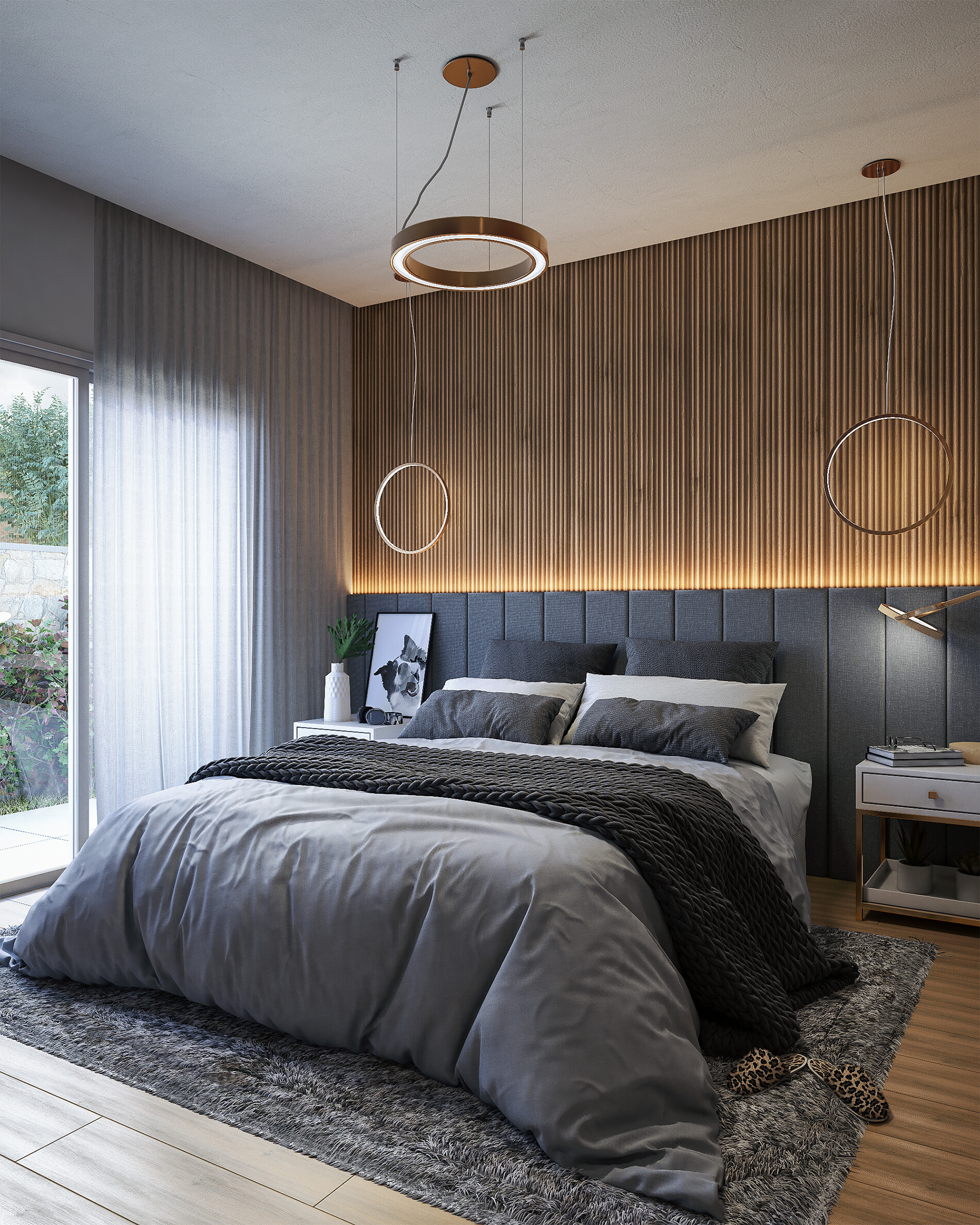 ArtStation - Interior design bedroom