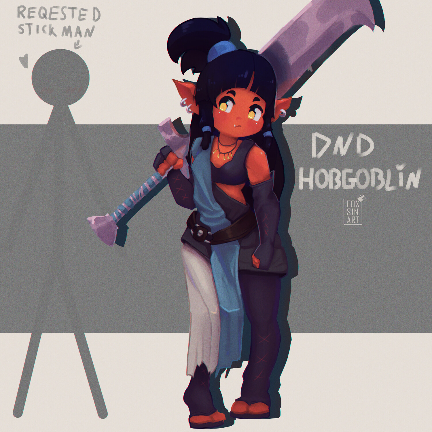 ArtStation - DND Races Drawing