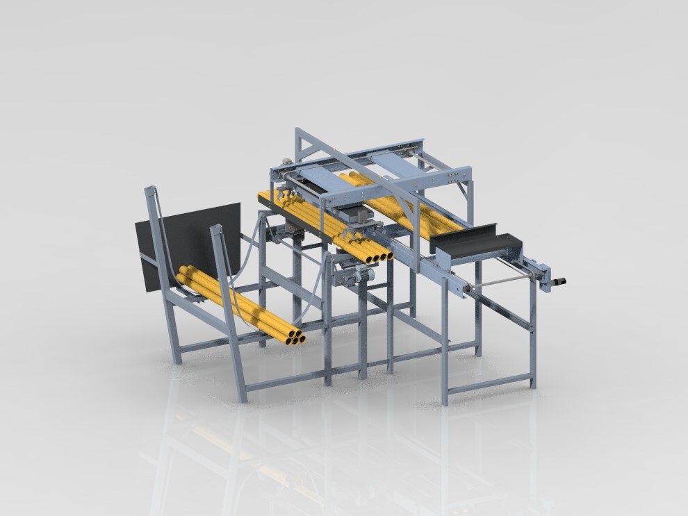 ArtStation - Cardboard tube feeding and loading unit