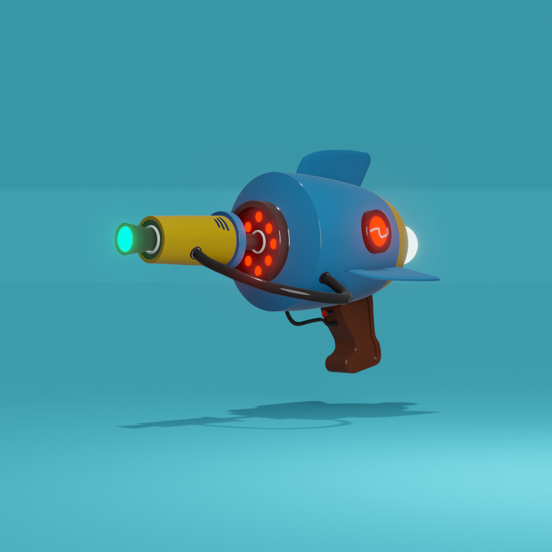 ArtStation - Cartoon Gun